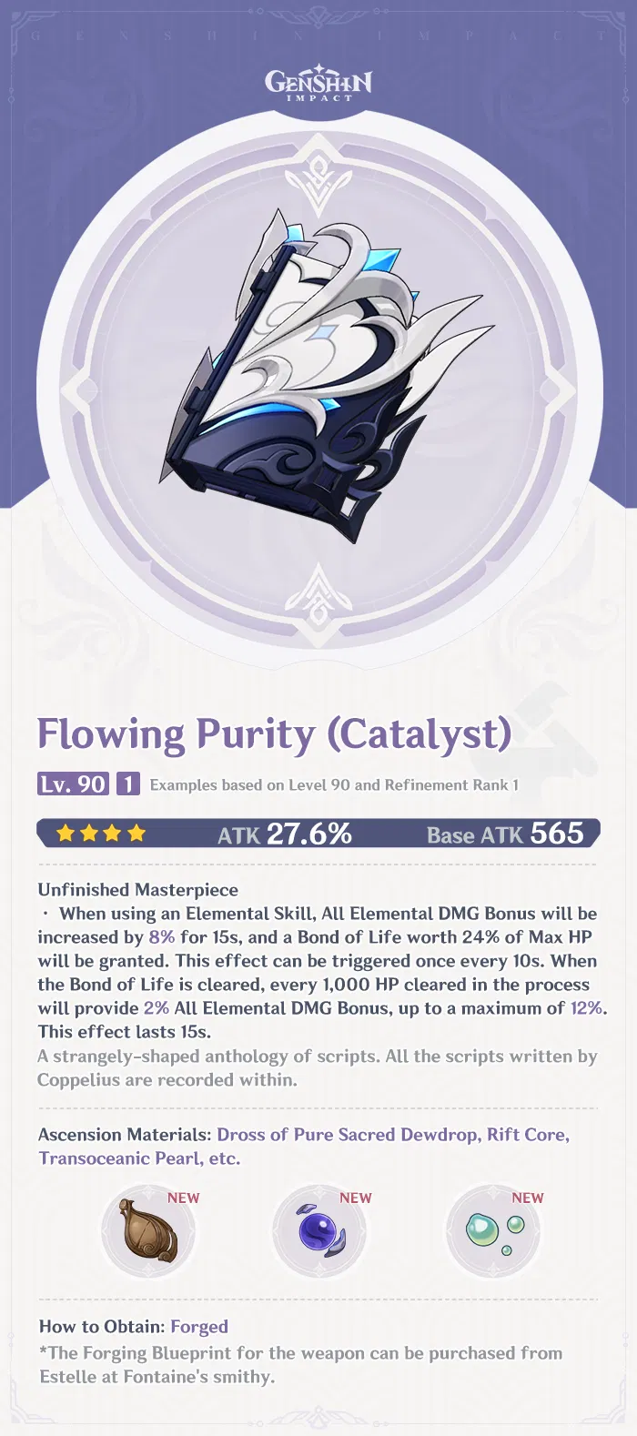 Flowing Purity - Genshin Impact - HoYoWiki