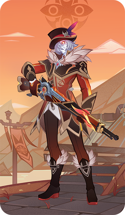 Soldado Fatui - Guerrillero con Cañón Pyro - Genshin Impact - HoYoWiki